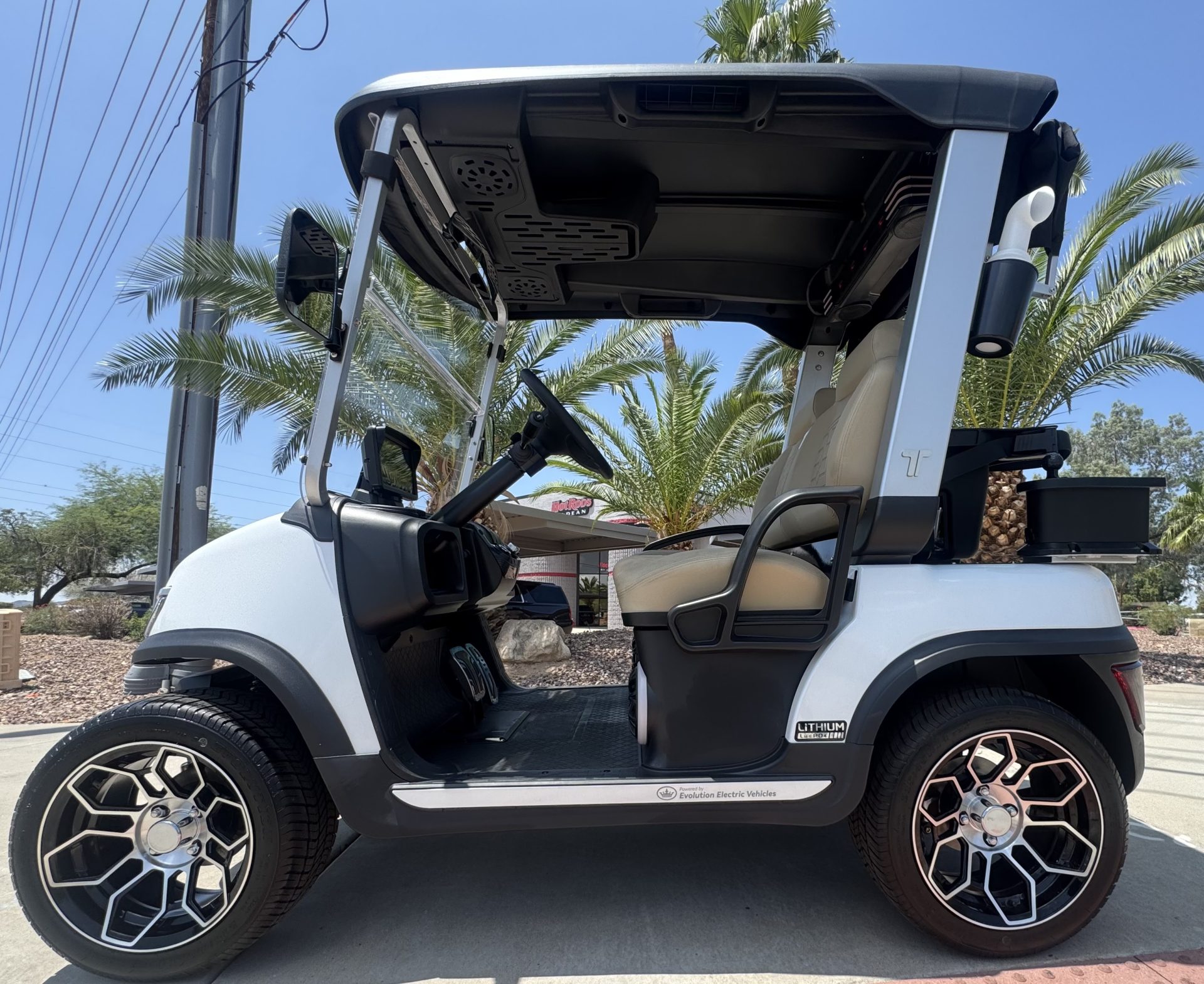 2025 TARA Roadster 2 White Evolution Golf Cart - Golf Cart Luxury Redefined - **Lithium** - 0% ...